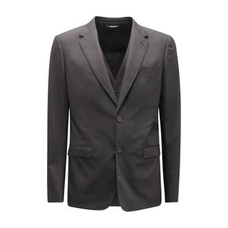 Dolce & Gabbana G1Ewmt Frbby Suit - - Jackets - Herren - Schwarzk - M