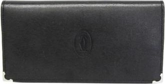 Cartier Portefeuille Long Pre-owned (Bi-pli) - Femme - Pre-owned - Noir - Taille: ONE Size