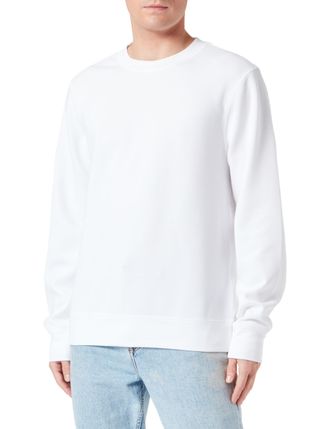 Casual Friday Casual Friday Herren CFSebastian Crew Neck Sweat Sweatshirt, 110601/Bright White, S