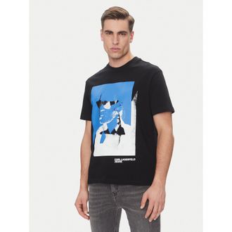 Karl Lagerfeld T-Shirt A2M17036 Schwarz Regular Fit