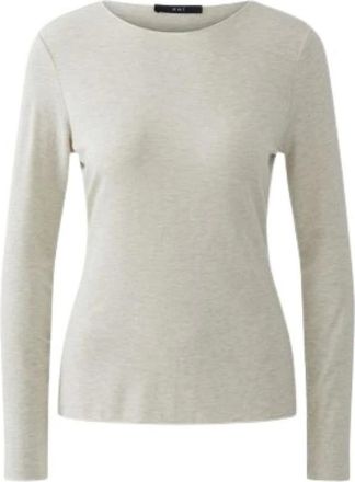 Oui Femme, Tops, Beige, Taille: 40 FR Long Sleeve Hauts