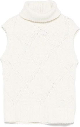 Fabiana Filippi Damen, Strickwaren, Weiß, XSGröße