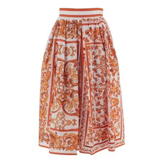 Dolce & Gabbana Femme, Jupes, Multicolore, Taille: 40 FR Midi Skirts
