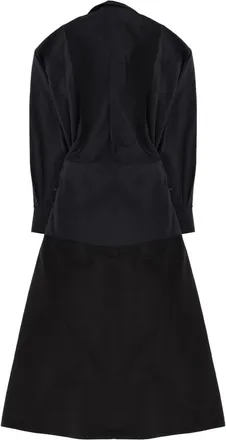Alexander Wang Organic Cotton Wrap Dress - Black