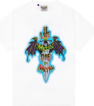 Gallery Dept. t-shirt à imprimé graphique - Blanc