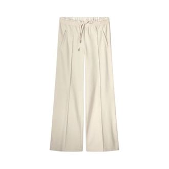 Summum Wide Leg Milan Point Hose - - Trousers - Damen - Beige - S