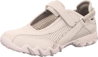 Mephisto Damen Nimbo Mary Jane Halbschuhe, Weiß (White/White)