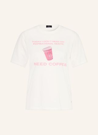 Monari Monari T-Shirt Mit Schmucksteinen weiss