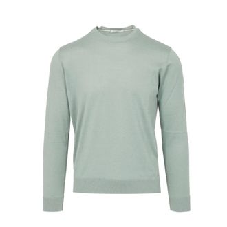 Paolo Pecora Rundhals-Strickpullover - - Knitwear - Herren - Gr&uuml;n - S