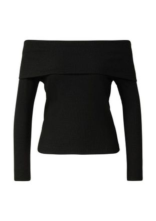 s.Oliver Langarmshirt T-Shirt Off-Shoulder-Longsleeve