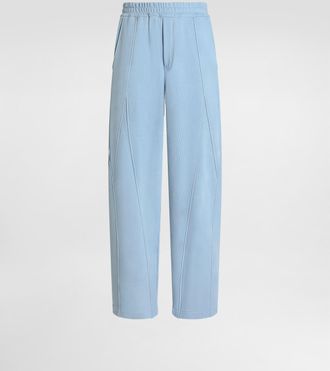 Dolce & Gabbana Treated Jersey Trousers - Mann Hosen Und Shorts Hellblau 48