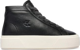 Calvin Klein Sneakers Flatform Mid Laceup Lth Wl HW0HW03230 Schwarz