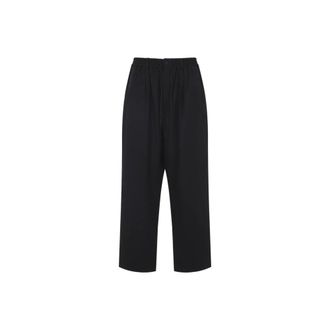 Yohji Yamamoto Relaxed Fit Wide Leg Pants - - Trousers - Herren - Schwarzk - XL