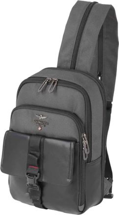Aeronautica Homme, Sacs, Gris, Taille: ONE Size Sac &agrave; dos bandouli&egrave;re