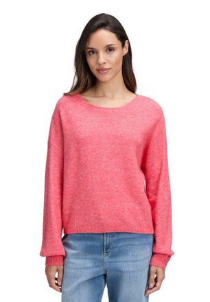 Cartoon Strickpullover Damen mit Rundhalsausschnitt (1-tlg)