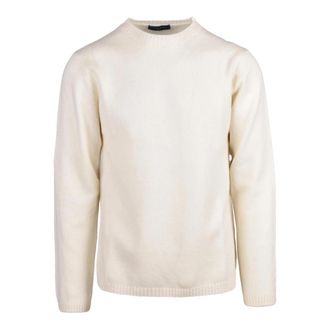 Daniele Fiesoli Pullover mit Rundhalsausschnitt - - Knitwear - Herren - Beige - 3XL