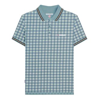 Lambretta SS25 Poloshirt f&uuml;r Herren (Rauchblau)