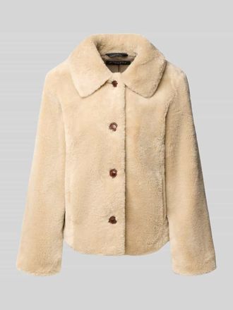 b.young Jacke aus Teddyfell mit Knopfleiste Modell CARLINNO