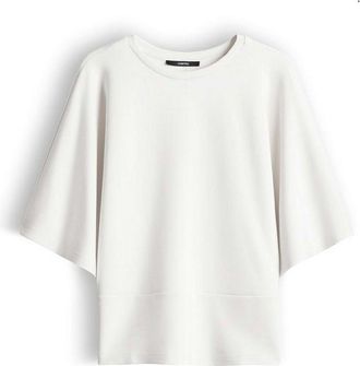 someday Sweatshirt Unora aus Sweatware mit Fledermaus&auml;rmeln Glatte Oberfl&auml;che mit modernem Shape
