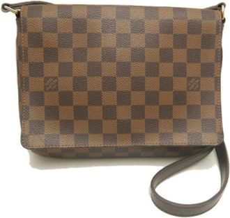 Louis Vuitton Sac bandouli&egrave;re Damier Pre-owned - Femme - Pre-owned - Brun - Taille: ONE Size