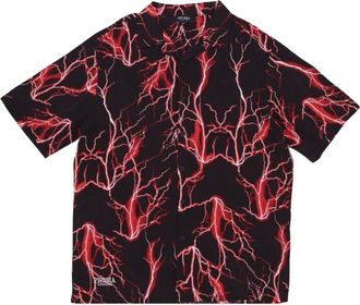 Phobia Archive Homme, Chemises, Multicolore, Taille: XL All Over Lightning Shirt