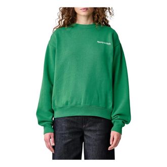 Sporty & Rich SweaT-shirt Fitness 94 - Femme - Sweatshirts et sweats &agrave; capuche - Vert - Taille: 38 FR