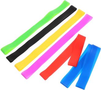 SOLUSTRE 6stücke Strandtuchbänder Aus Silikon Für Strandstühle Elastische Handtuchbefestigungen Wasserfeste Gummibänder Für Strand Outdoor-Abenteuer Und Kreuzf