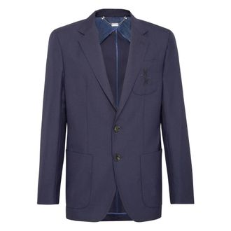 Billionaire Boys Club Homme, Vestes, Bleu, Taille: M Blazer Coupe Ajust&eacute;e