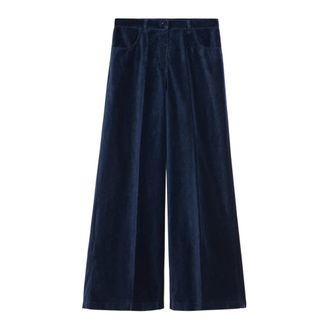 Aspesi Weite Palazzo-Hose - - Trousers - Damen - Blau - M