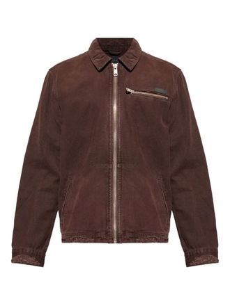 AllSaints veste Rothwell &agrave; fermeture zipp&eacute;e - Marron