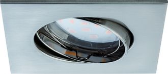 Paulmann Einbaustrahler, Verschiedene Materialien, Silber