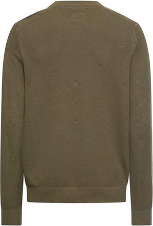 Camel Active Strickpullover unifarben und aus reiner Baumwolle