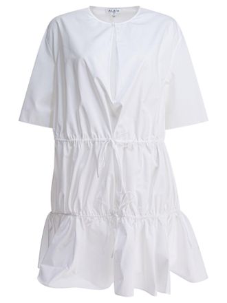 Alaia Robe en popeline de coton Ala&iuml;a