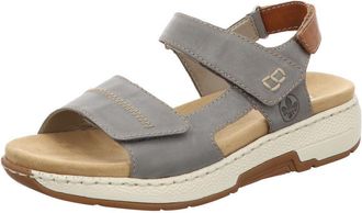 Rieker Damen V8164 Sandale, blau, 39 EU