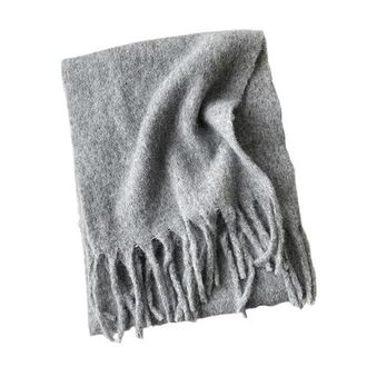 Generic &Eacute;charpe pour femme automne hiver solide simple silencieux femmes hommes m&eacute;lange polyvalent multicolore doux ch&acirc;le thermique femme homme, S-WJ1154HM44-