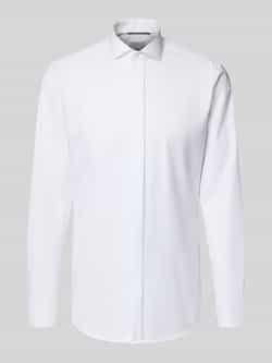 Eterna Slim Fit Business-Hemd mit verdeckter Knopfleiste