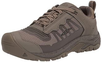 Keen Mens Reno Low Height Soft Toe Flexible Waterproof Athletic Work Shoes, Brindle/Morel, 11.5 Wide