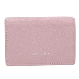Saint Laurent Portefeuille Pre-owned (tri-fold) - Femme - Pre-owned - Rose - Taille: ONE Size