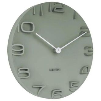 Karlsson Karlsson Wanduhr On the Edge Gr&uuml;n 42 cm