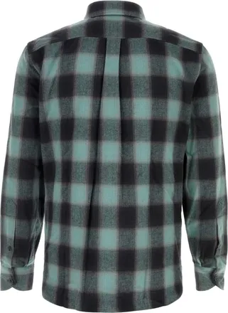 Tom Ford Plaid Cotton Shirt - Gray