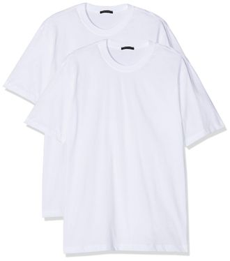 Schiesser Herren Unterhemd 2 er Pack 208150-100, Gr. 7 (XL), Wei&szlig; (100-weiss)