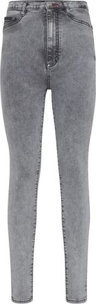 Philipp Plein Femme, Jeans, Gris, Taille: W26 Jegging Super Taille Haute