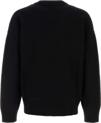 Ami Blackred Exterior: Virgin Wool Maglie Sweater