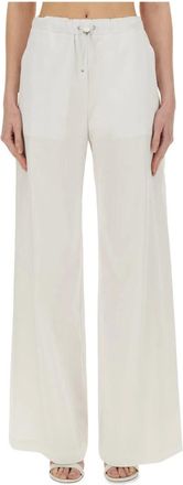 Moschino Femme, Pantalons, Blanc, Taille: 38 FR Pantalone