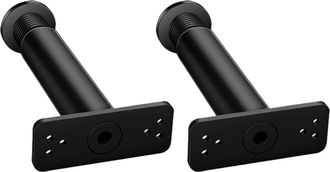 Hemobllo 2 St&uuml;ck Verstellbare M&ouml;belst&uuml;tzbeine H&ouml;henverstellbare Bettrahmenf&uuml;&szlig;e mit Mittelst&uuml;tze f&uuml;r Bettgestell Ersatzteile Robuste Kunststoff bettbeine f&uuml;r St