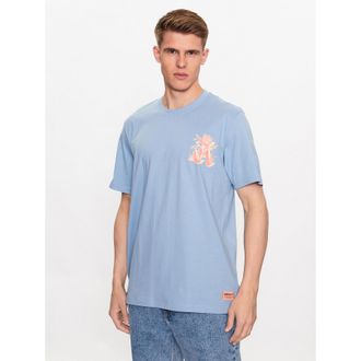 adidas T-Shirt Graphic Glide T-Shirt IC5750 Himmelblau Loose Fit