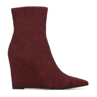 Kazar Maroon Stiefel mit Naturhaar - - Shoes - Damen - Braun - 39 EU