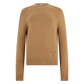 Burberry Pull col rond Constance - Femme - Pulls - Beige - Taille: 40 FR