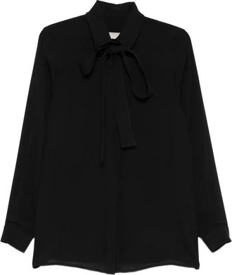 Elie Saab chemise à manches longues - Noir