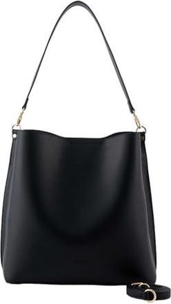Seidenfelt Manufaktur sac &agrave; &eacute;paule bandouli&egrave;re Alunda Hobo Bag Matt Black noir